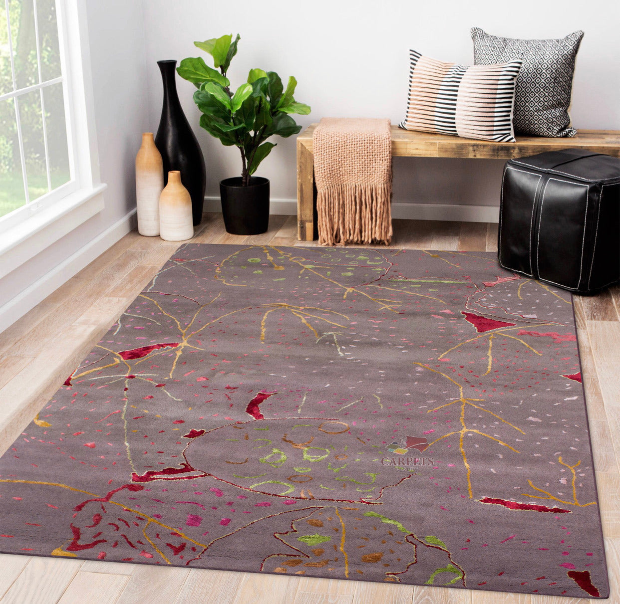 Premium quality Modern pattern carpets for bedrooms and living rooms ...